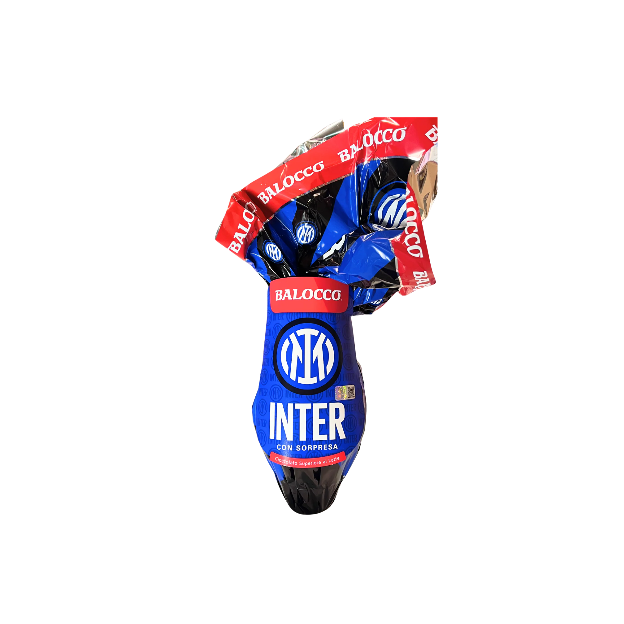 BALOCCO Inter Easter Egg 240g – FC Inter Chocolate Egg – Essenza Pisterzi
